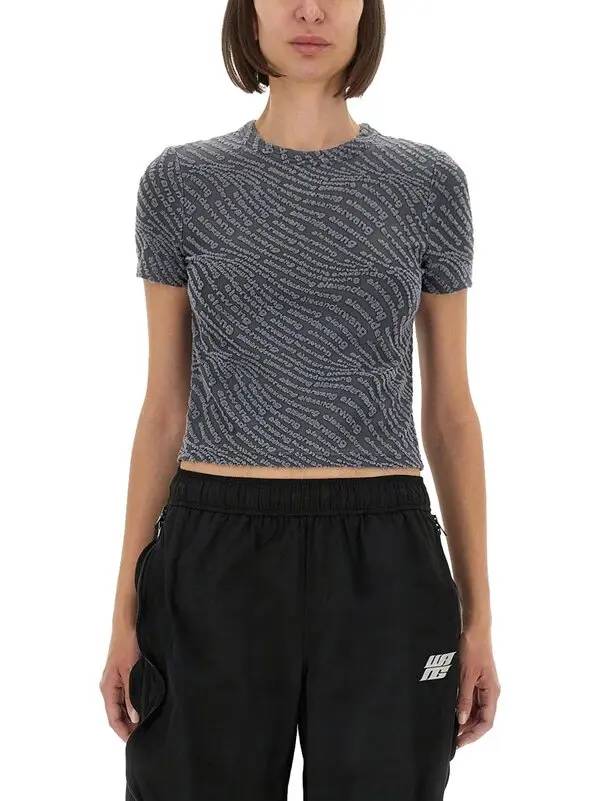Alexander Wang T-shirt With Logo - Grey