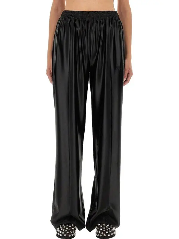 Alexander Wang Satin Faille Sport Pants - Black