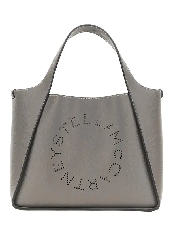 Stella McCartney Logo Shoulder Bag - Grey