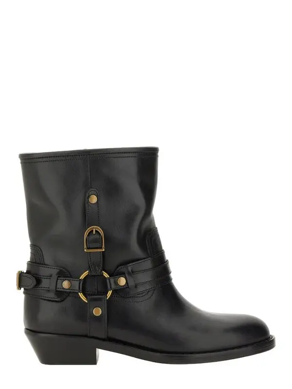 Isabel Marant Ildred Leather Boots - Black