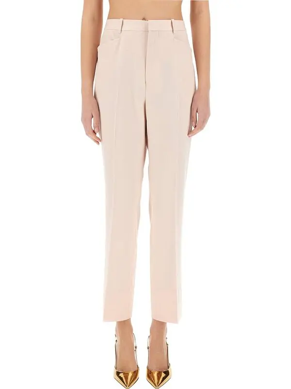 TOM FORD Straight Fit Sartorial Pants - Powder