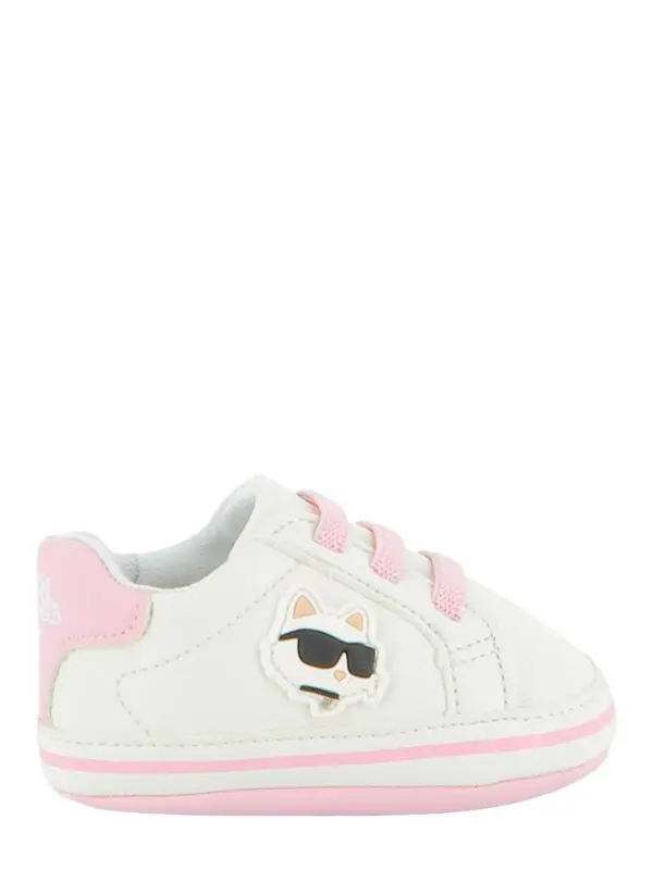 Karl Lagerfeld Leather Sneakers - White