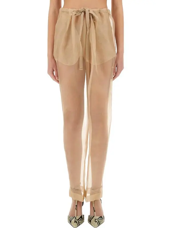Khaite Trenton Pants - Nude