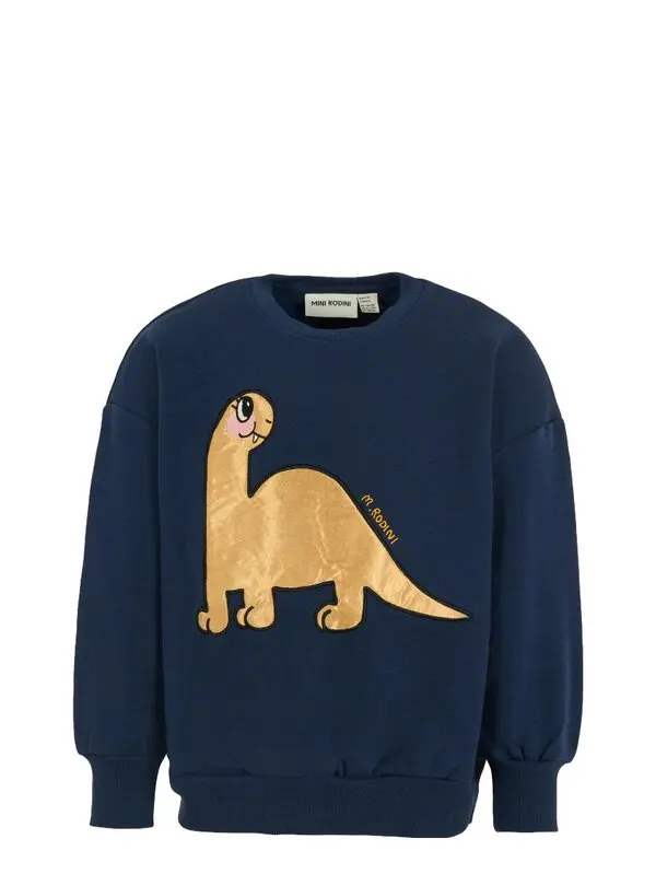 MINI RODINI Brontosaurus Sweatshirt - Blue