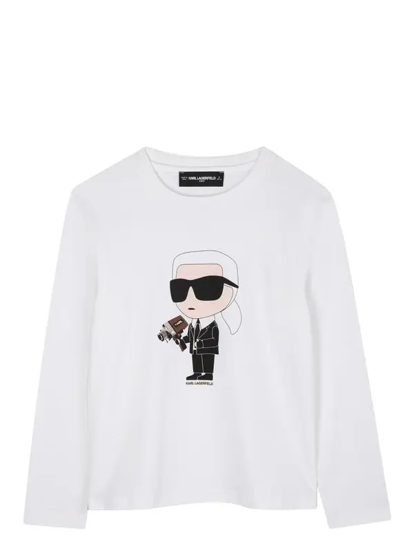 Karl Lagerfeld Logo T-shirt - White