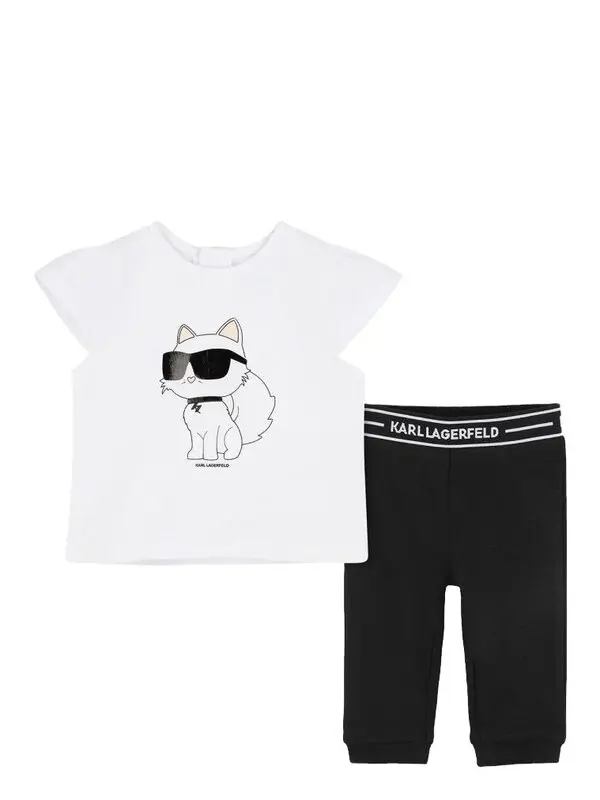 Karl Lagerfeld T-shirt With Shorts Set - Multicolour