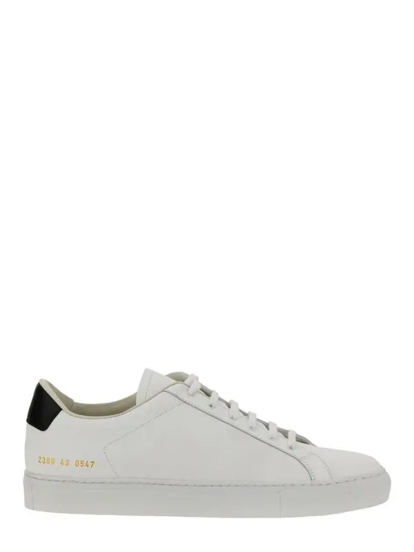 COMMON PROJECTS Retro Leather Sneaker - White