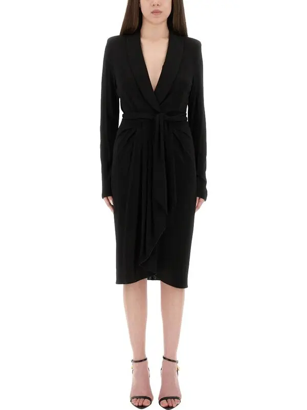 TOM FORD Wrap Dress - Black