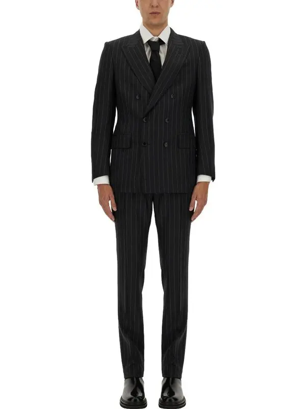 TOM FORD Pinstripe Suit 'dyllan - Grey
