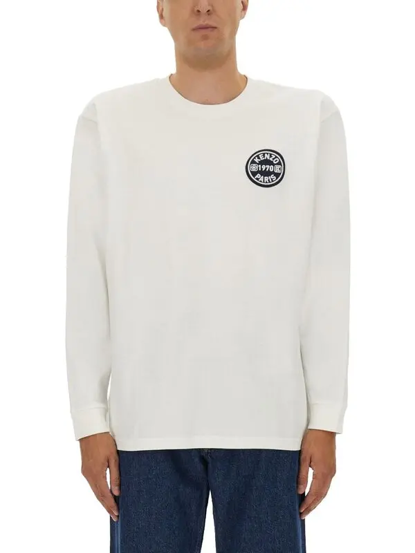 Kenzo Long Sleeved T-shirt - White