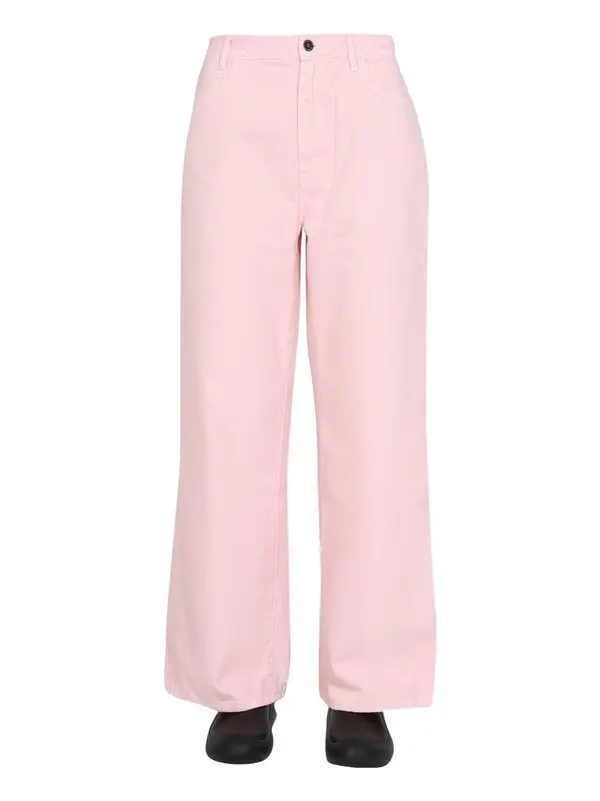 Raf Simons Wide Leg Pants - Pink