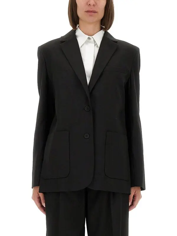 THE GARMENT Pluto Blazer With Bow - Black