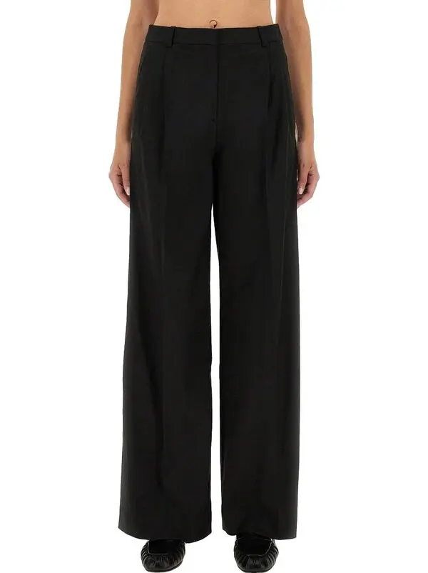 THE GARMENT Pluto Wide Leg Pants - Black