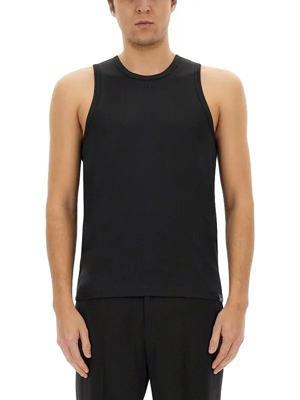 COURREGES Tank Top - Black