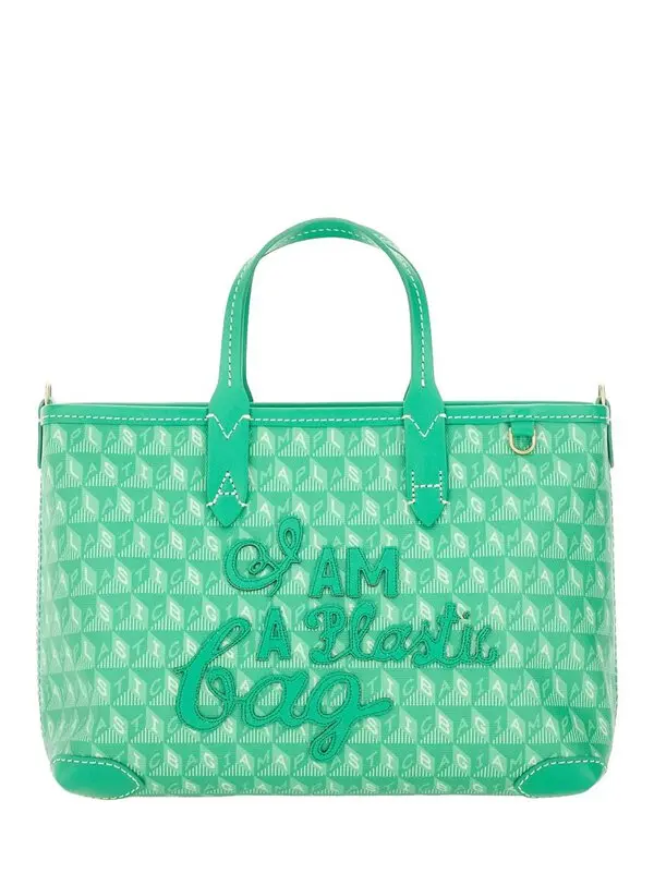 ANYA HINDMARCH Xs Tote Bag With Pattern - Green