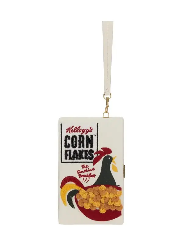 ANYA HINDMARCH Cornflakes Clutch - Yellow