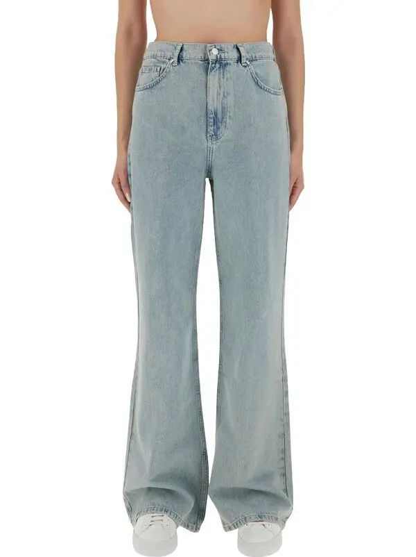 Moschino Wide Leg Jeans - Denim
