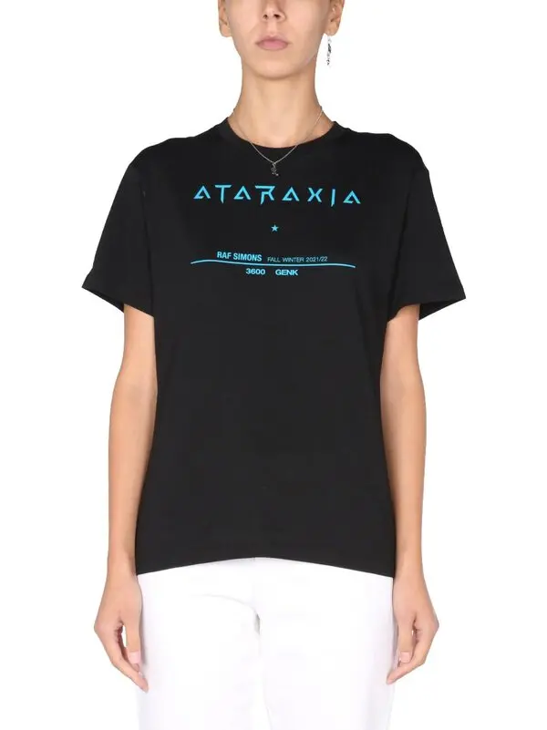 Raf Simons Ataraxia Print T-shirt - Black