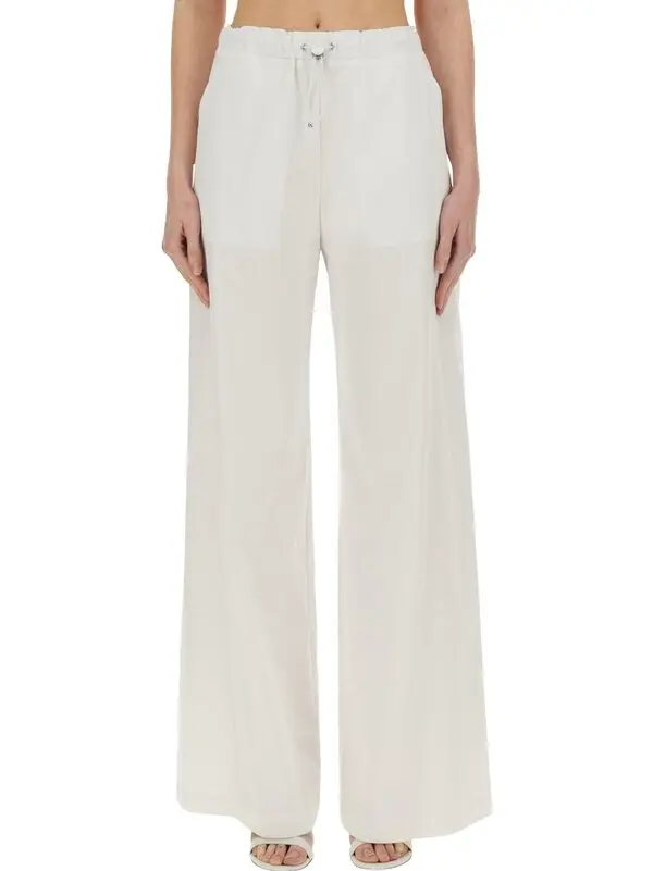 Moschino Wide Leg Trousers - White