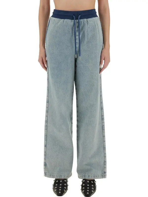 Moschino Wide-leg Jeans - Denim