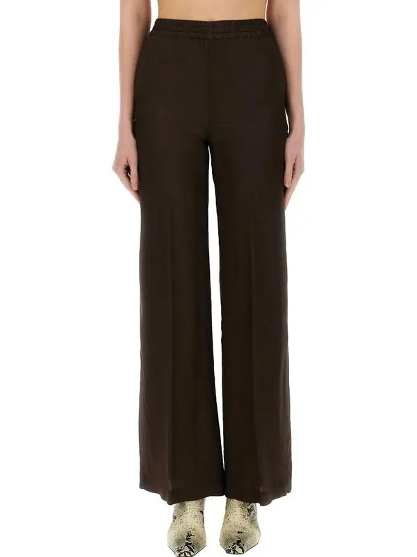 Aspesi Mod.0187 Wide Leg Pants - Brown