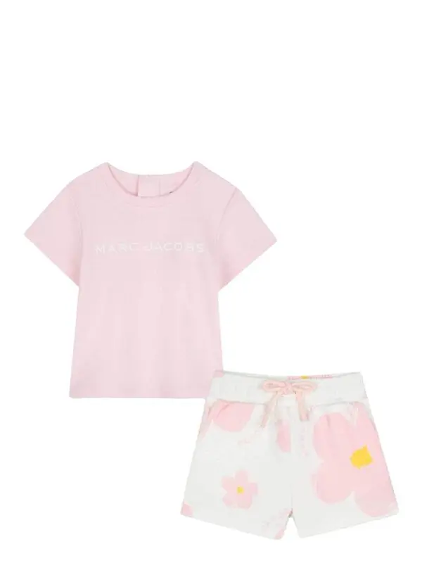 Marc Jacobs T-shirt And Shorts Set - Pink