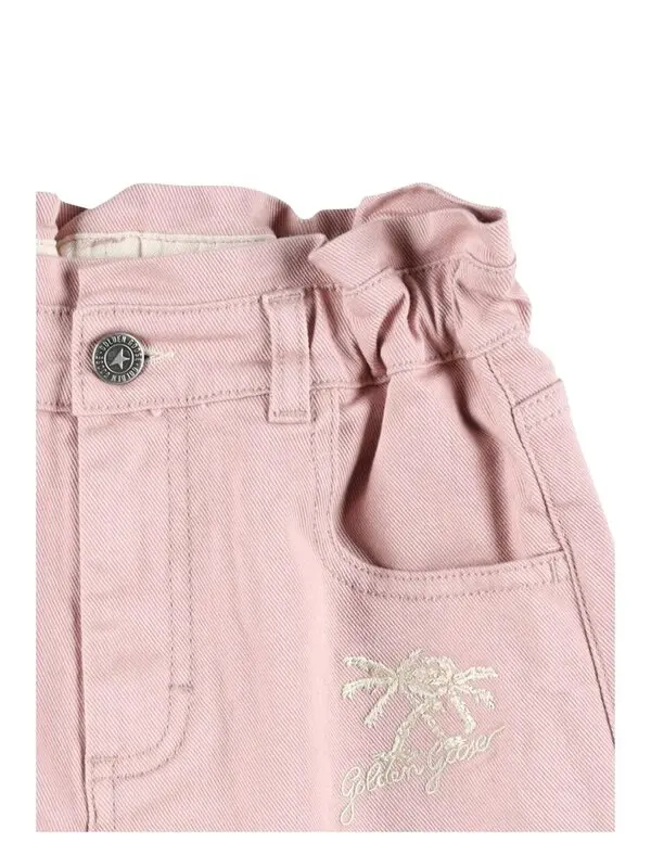 GOLDEN GOOSE Gabardine Bermuda - Pink