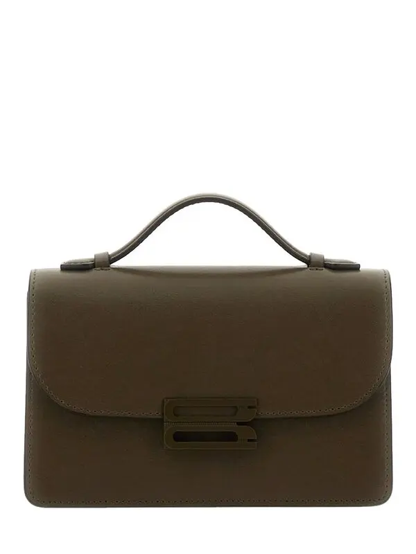 Victoria Beckham Mini 'dorian' Bag - Brown