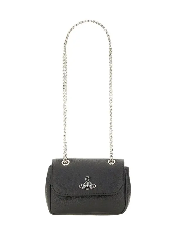 VIVIENNE WESTWOOD Small Chain Bag - Black