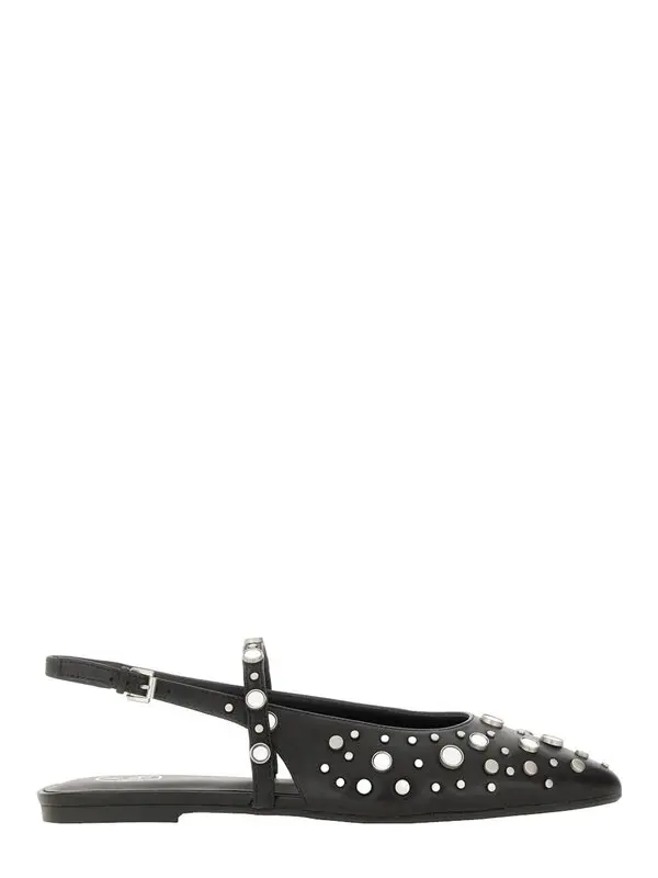 Ash Slingback Sandal - Black