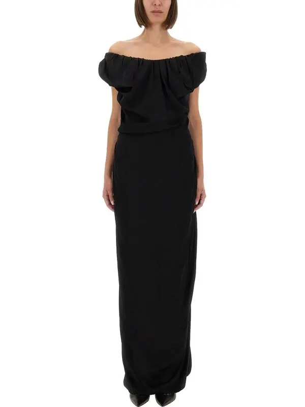 VIVIENNE WESTWOOD Ginnie Amber Long Dress - Black