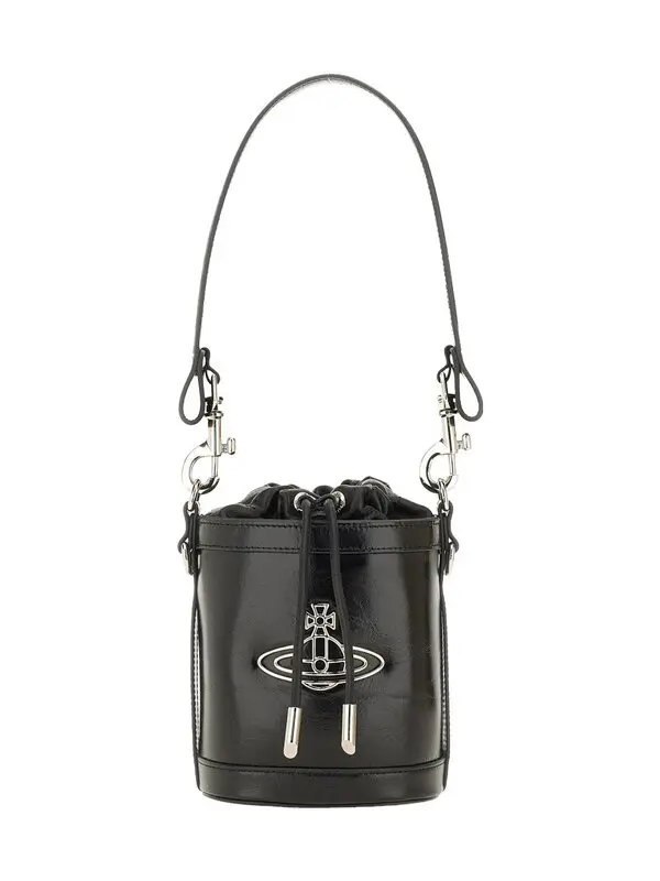 VIVIENNE WESTWOOD Small Bucket Bag - Black