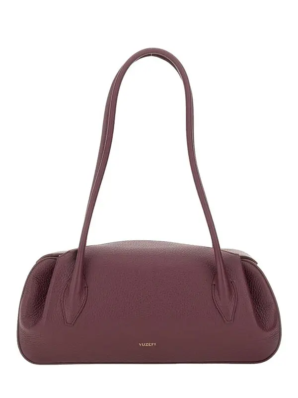 Yuzefi Oyster Shoulder Bag - Bordeaux