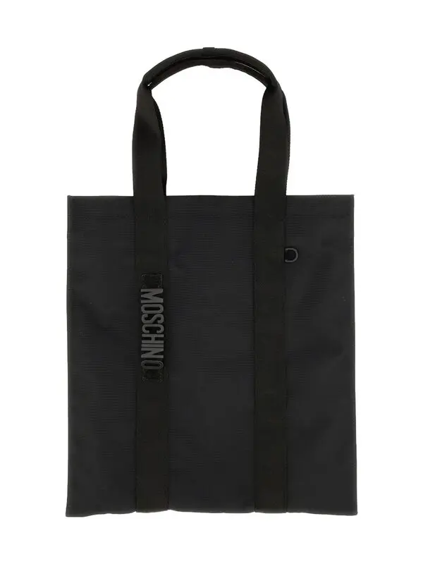 Moschino Tote Bag With Logo - Black