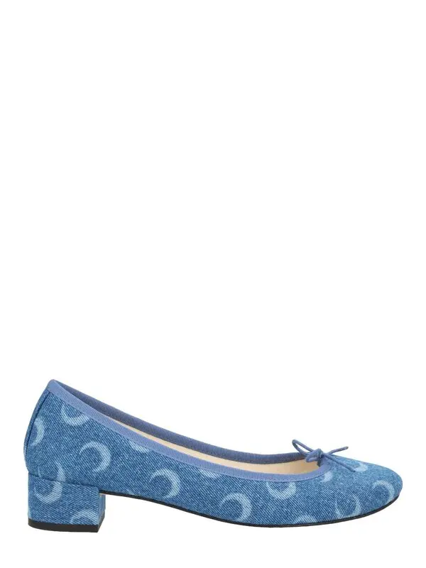 MARINE SERRE Camille X Repetto Ballerinas - Blue