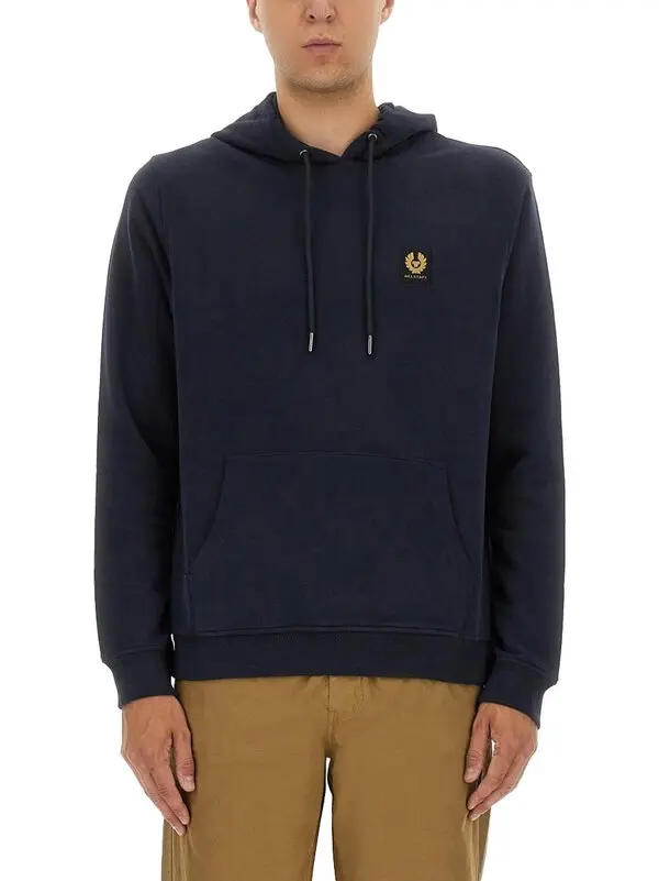 Belstaff Hooded Sweatshirt - Blue