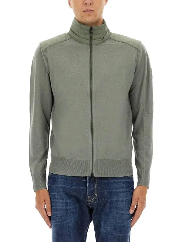 Belstaff Kelby Zip-up Cardigan - Green