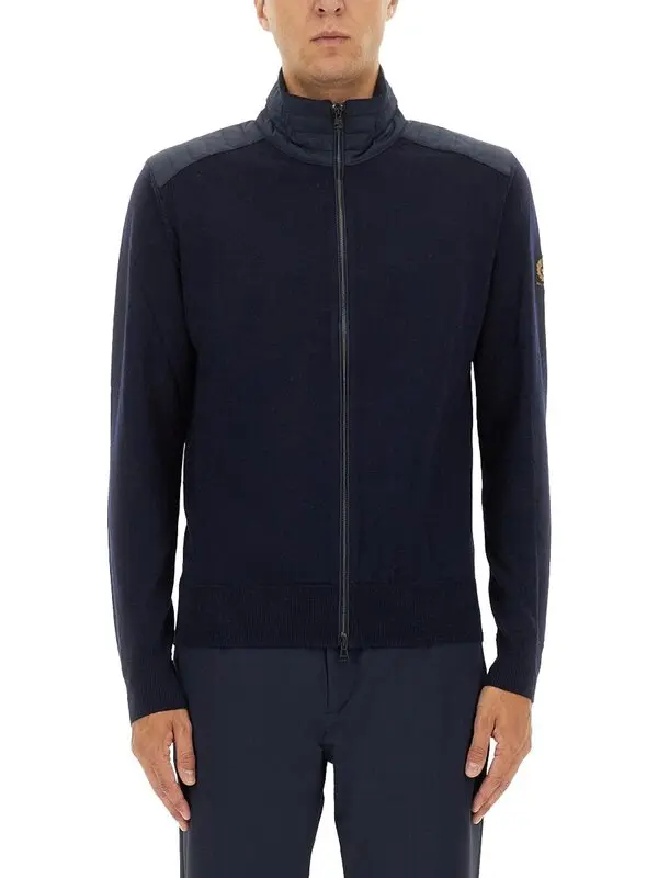 Belstaff Kelby Zip-up Cardigan - Blue