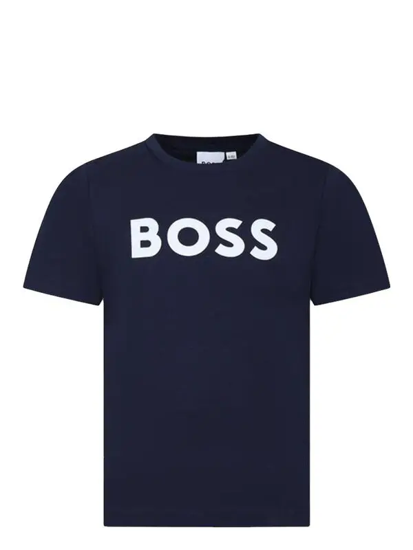 BOSS Logo T-shirt - Blue
