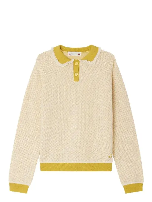 Bonpoint Logo Pullover - Yellow
