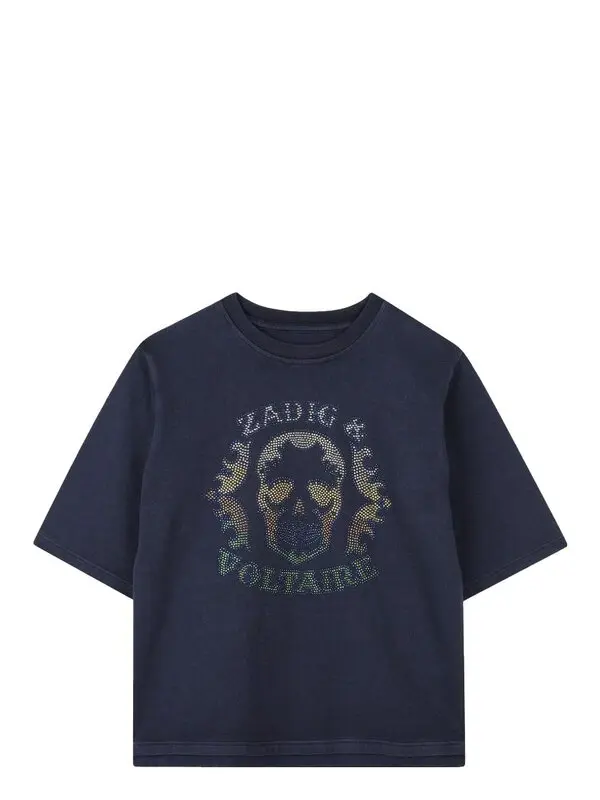 Zadig&Voltaire T-shirt With Logo - Blue