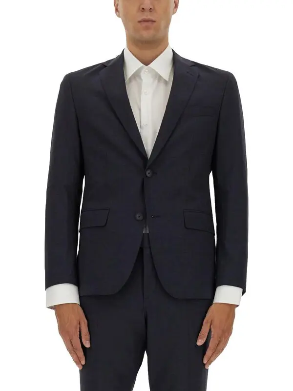 BOSS Slim Fit Suit - Blue