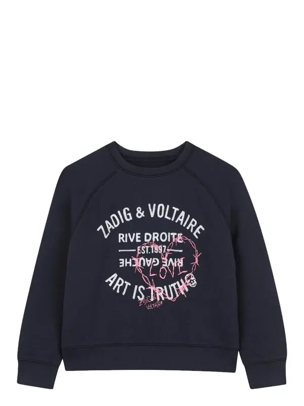 Zadig&Voltaire Logo Jersey - Blue