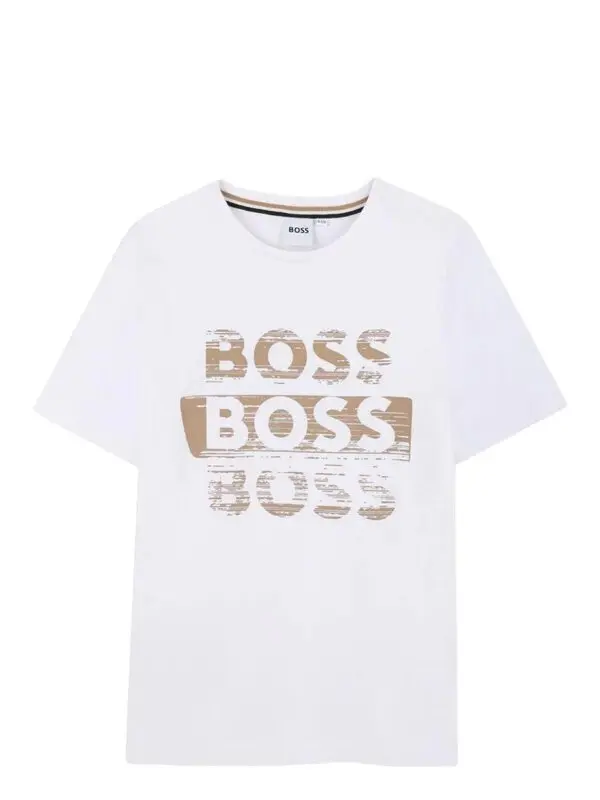 BOSS T-shirt With Logo - White