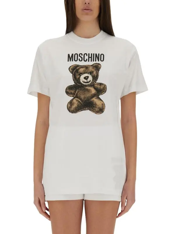 Moschino Printed T-shirt - White