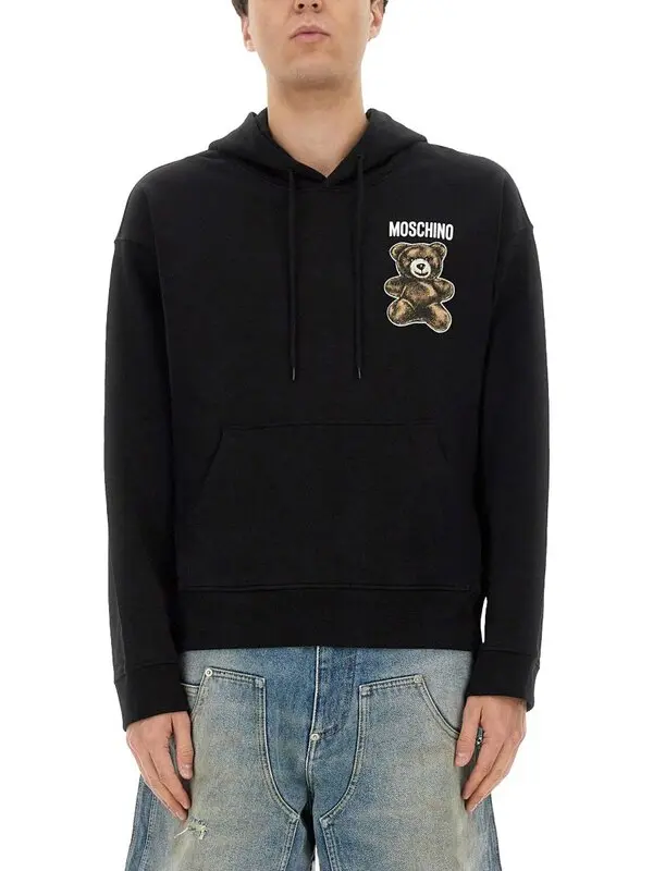 Moschino Teddy Bear Hoodie - Black