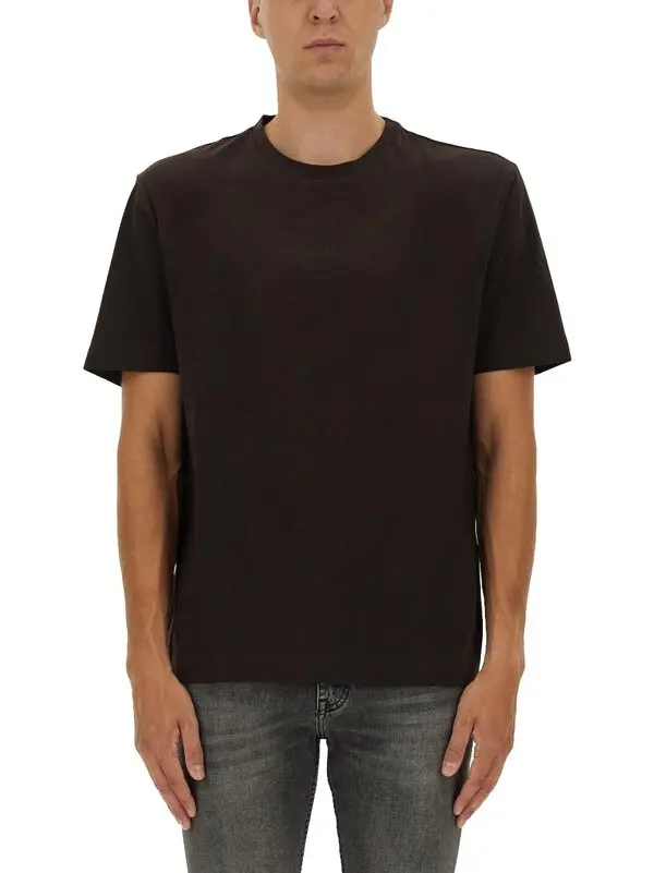 BOSS Relaxed Fit T Shirt - Brown