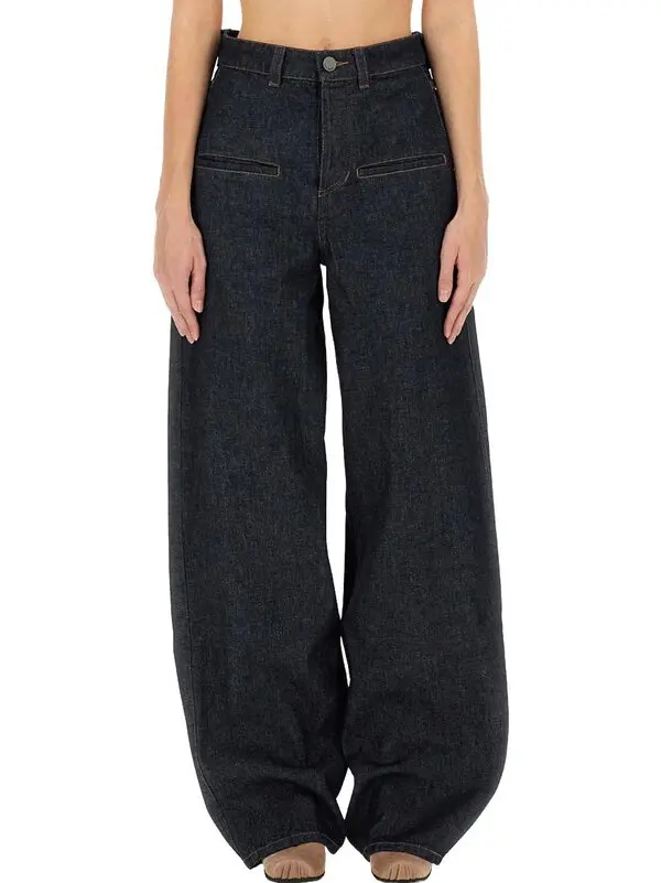 UMA WANG Denim Ball Pants - Blue