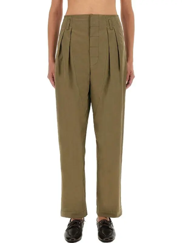 Moschino Tailored Pleated Pants - Green