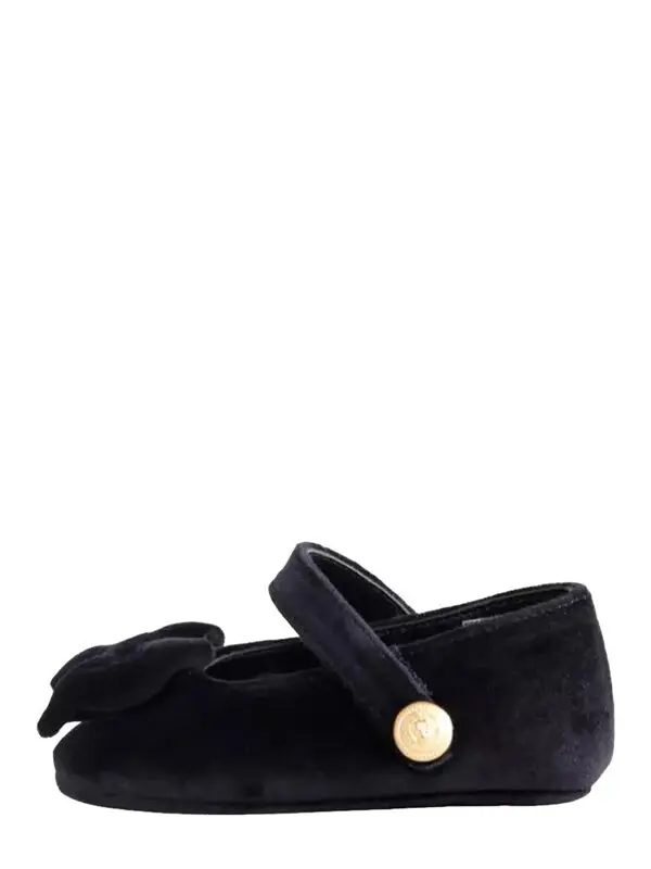 Balmain Ballerina Flats With Bow Detailing - Black